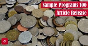 Sample Programs 100 Article Release – The Renegade Coder