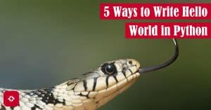 5 Ways to Write Hello World in Python – The Renegade Coder