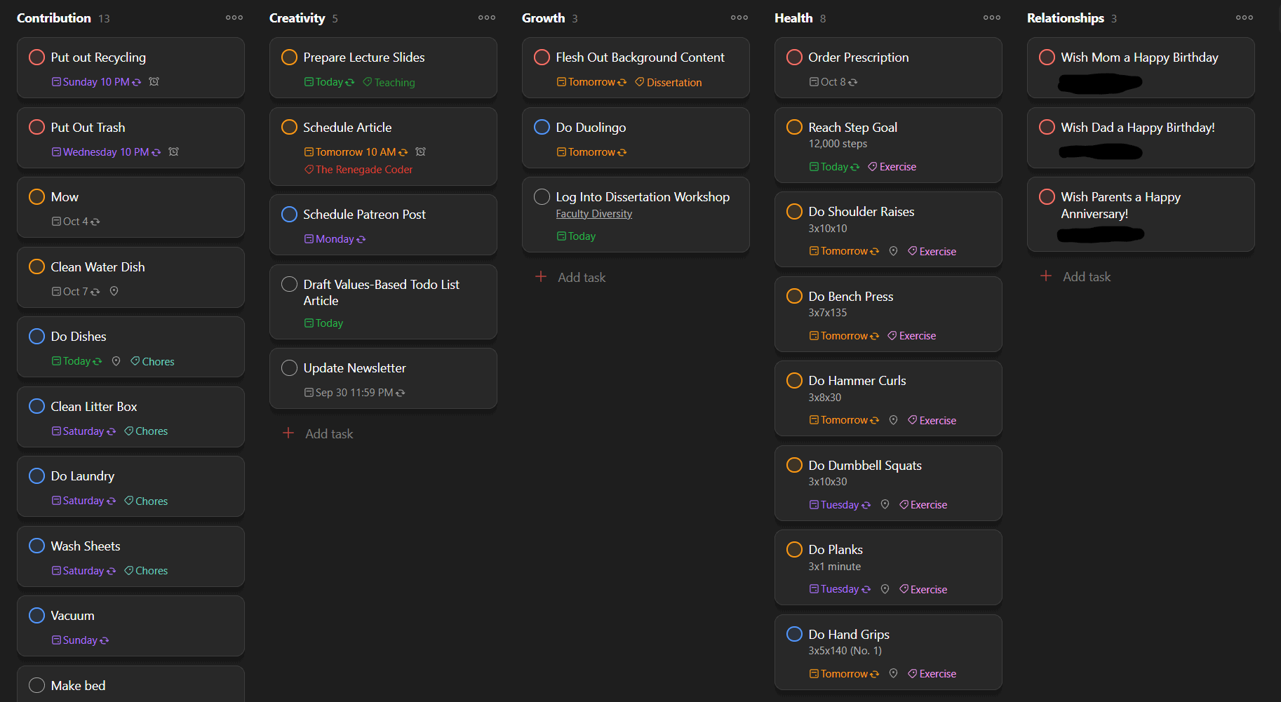 Make TODO Lists More Meaningful By Reflecting on Your Values – The Renegade Coder